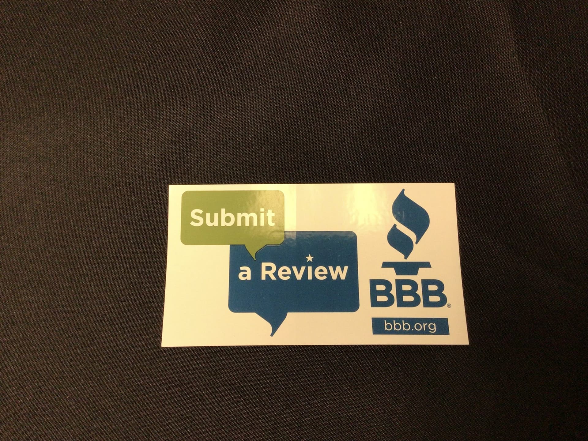 BBB-Green Review Window Decal—Medium – Pop Imprint